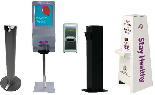 Commercial Hand Sanitizer Dispensers With Tazza® Brand Sanitizer ...