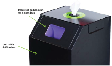 Mini Premium Sanitizing Wipe Dispenser (Base Only) – Terraboost